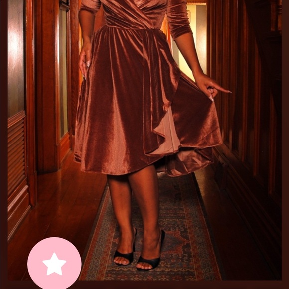 Laur Byrnes | Dresses | Laura Byrnes Pinup Girl Monica Dress In Rose ...